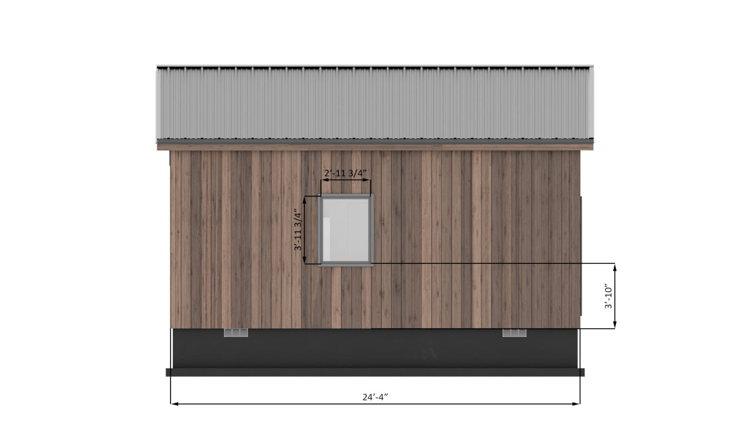 350 Sq Ft Modern Tiny House Plan with Loft - Smallhouseplan.com